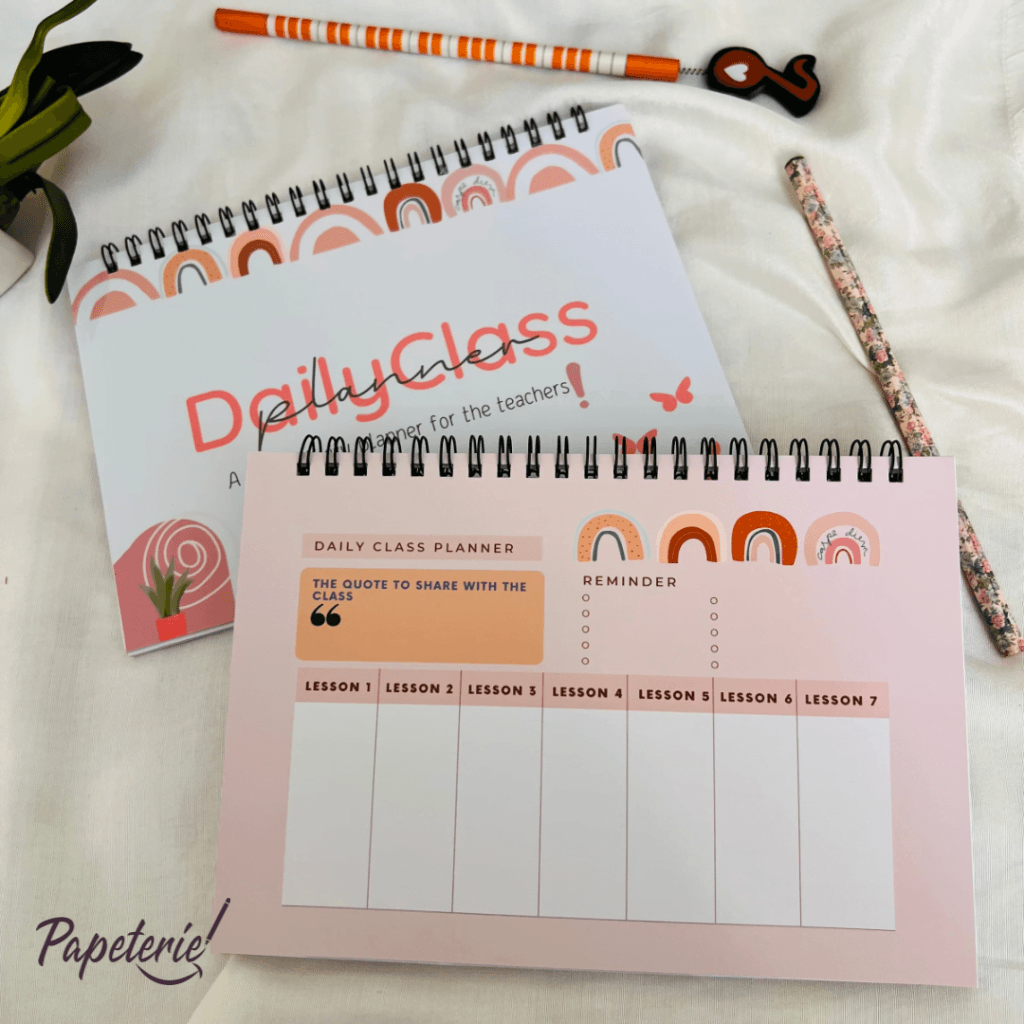 Boho- Daily Teaching Planner - Papeterie.pk